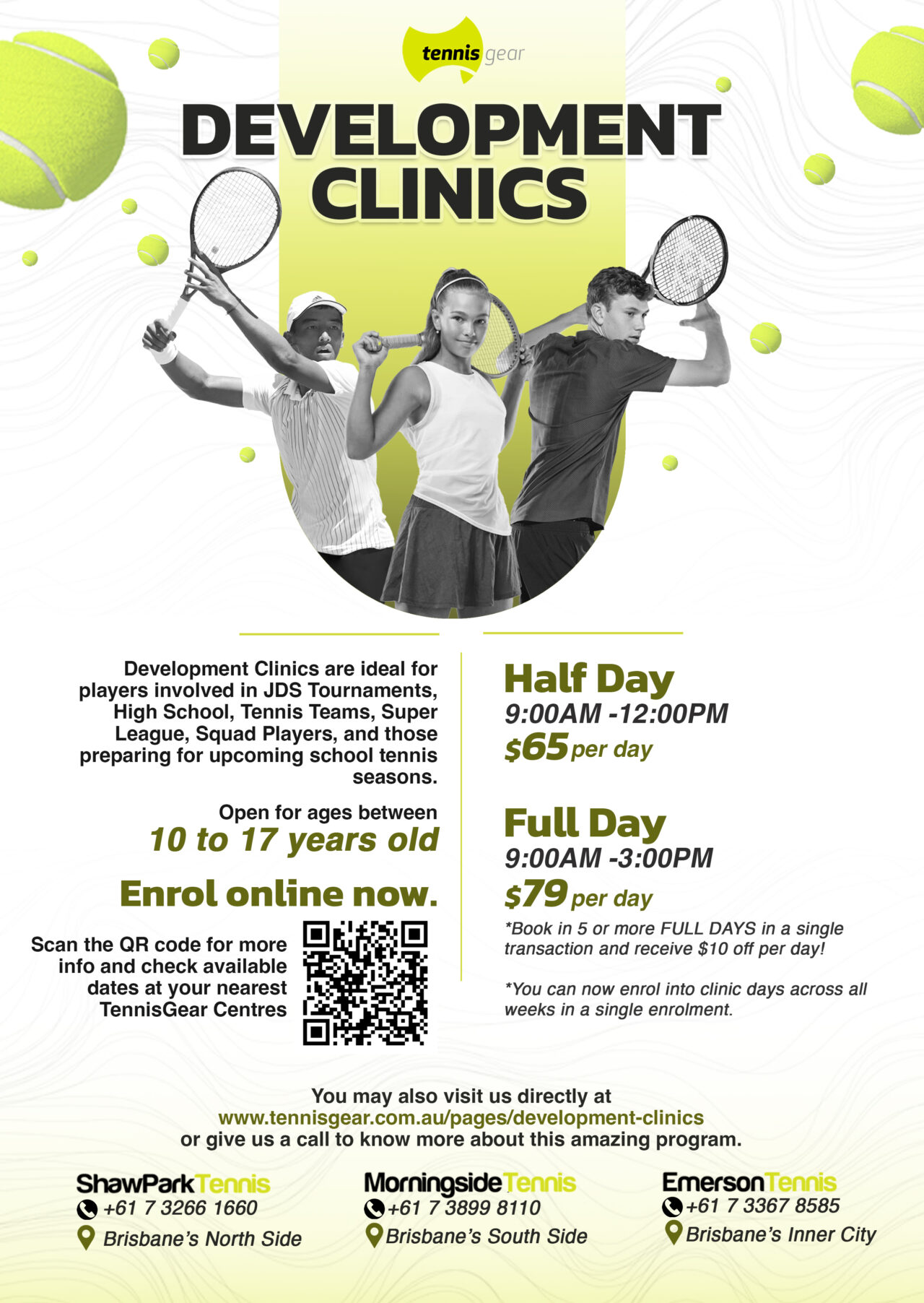 Holiday Clinics - Morningside Tennis Centre